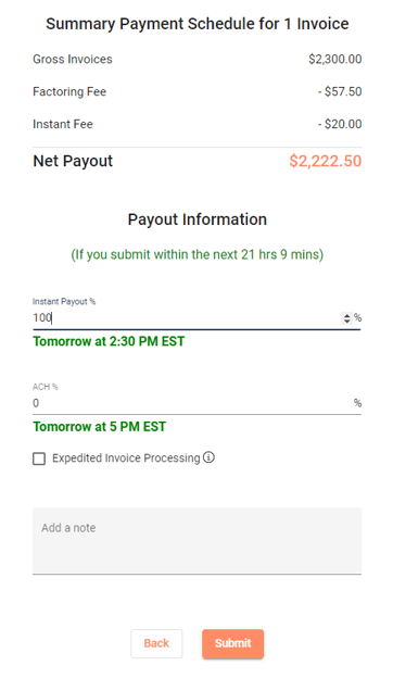 How to upload and submit an invoice on the TMS?